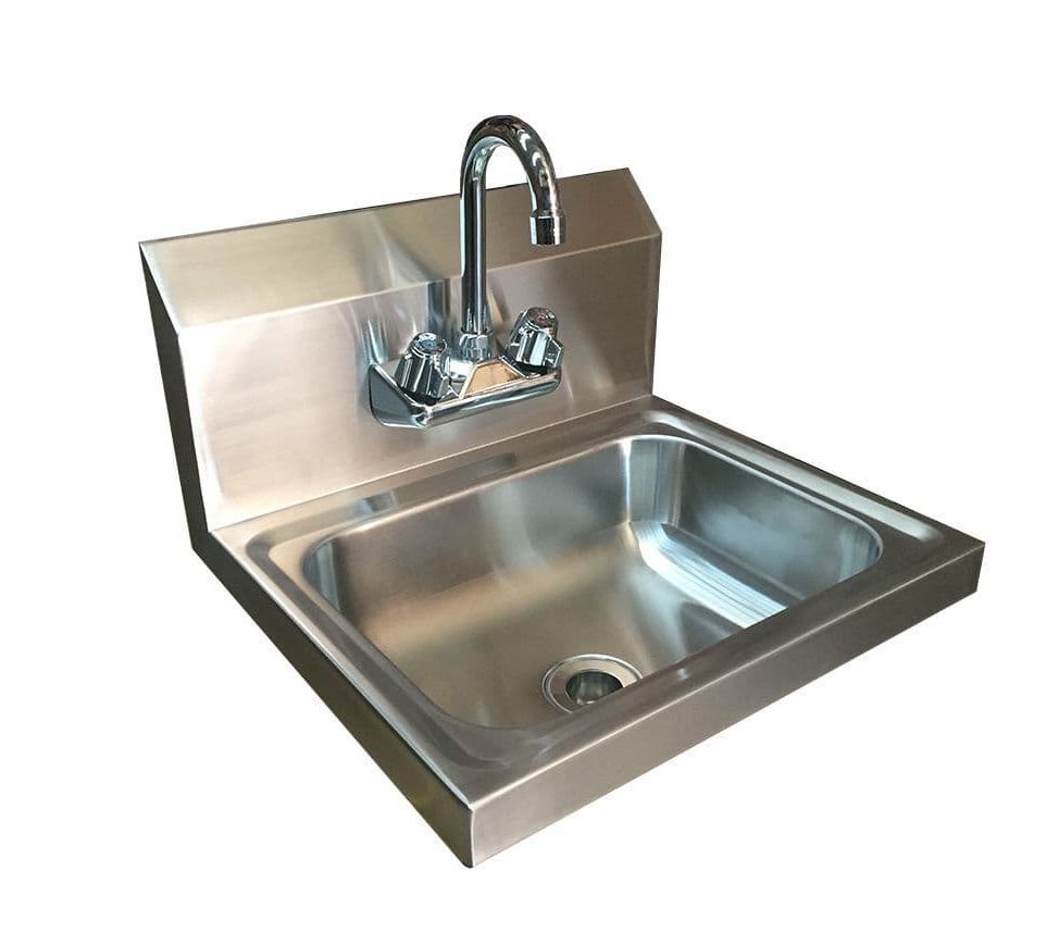 Stainless Steel Hand Sink With Tap - Universal Catering