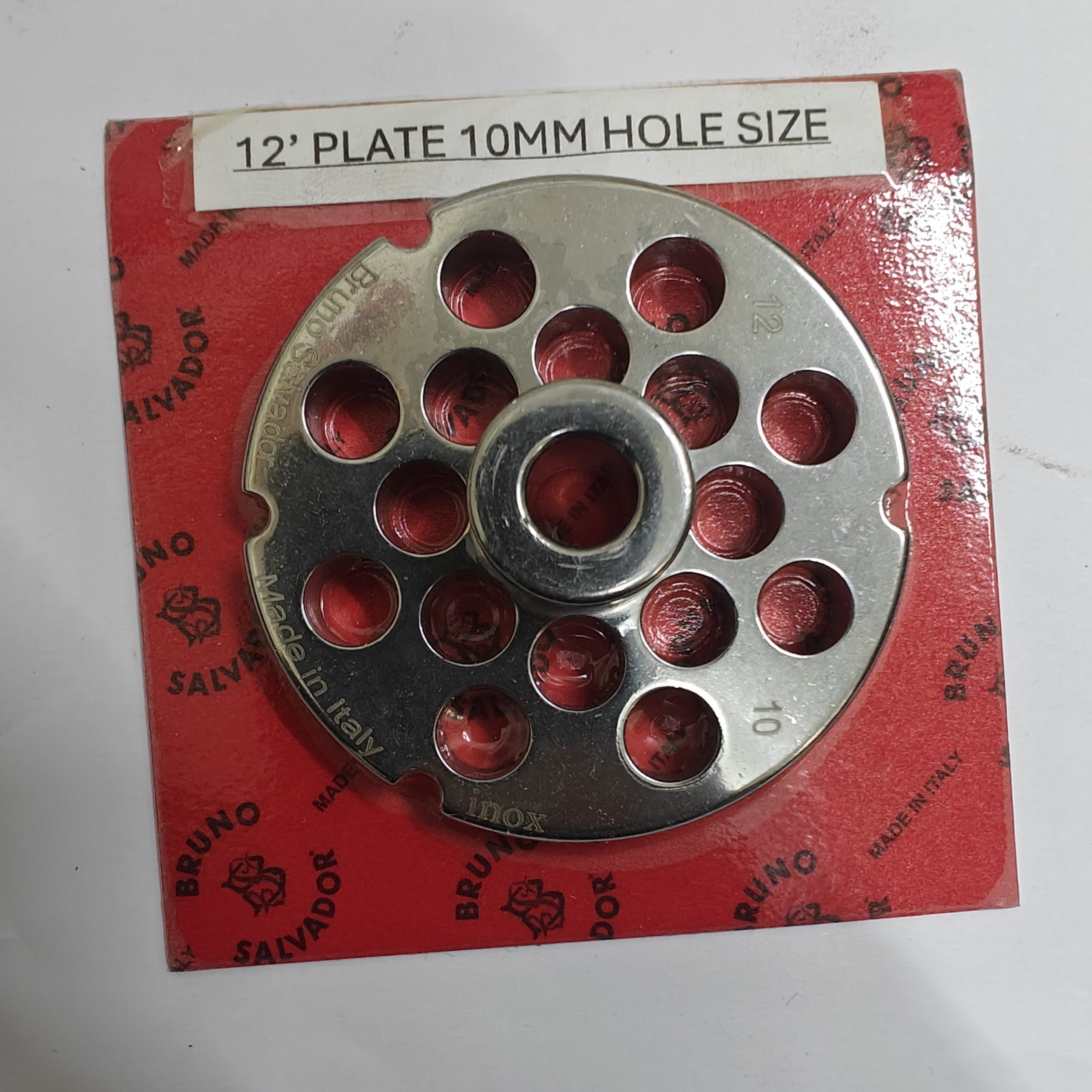 12" Plate with 10mm Holes - Universal Catering