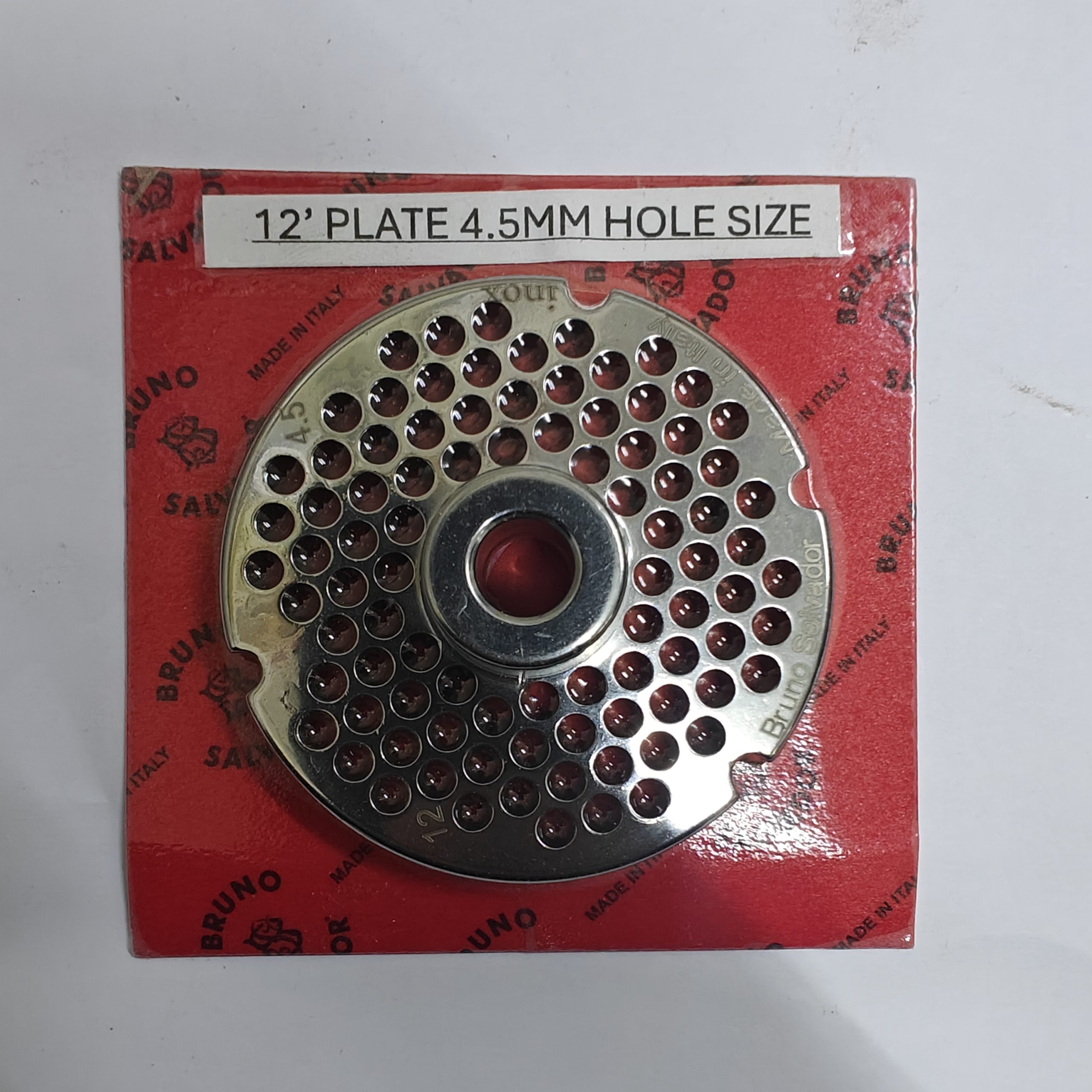 12" Plate with 4.5mm Holes - Universal Catering